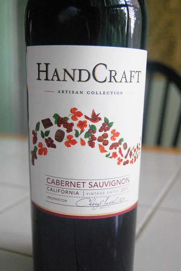 Benito's Wine Reviews: 2011 HandCraft Cabernet Sauvignon