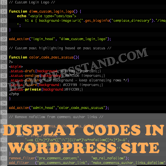 How To Display Code In Wordpress Site BloggersStand How To Display Code In Wordpress Site BloggersStand