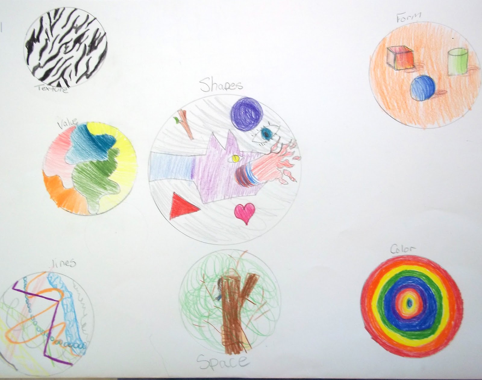 Monument Valley Regional Middle School Art Class: Art Elements, 7th Grade