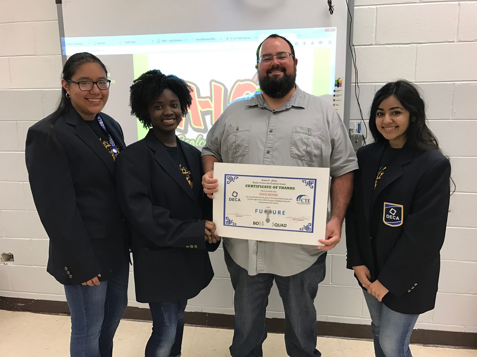 Talking Taylor Schools: TRUMAN HIGH SCHOOL classes receive visit from ...