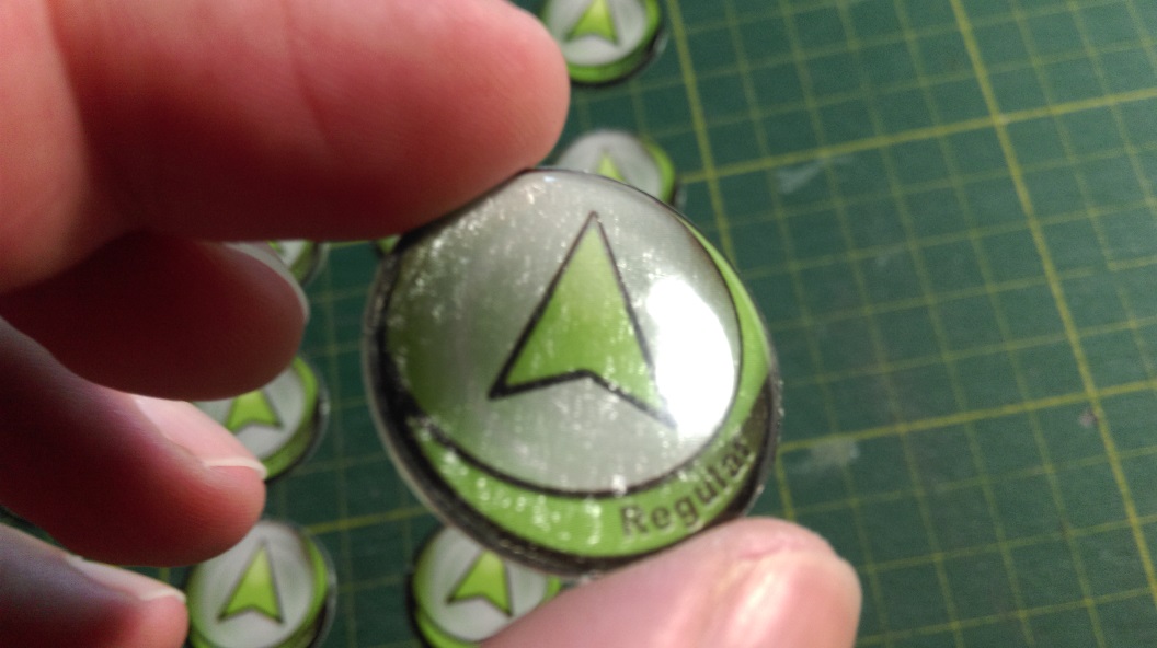 Tiger on a Paint Rack: DIY Tokens for Infinity