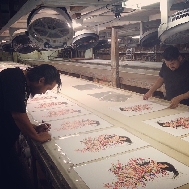 INSIDE THE ROCK POSTER FRAME BLOG: David Choe Blanket Print Release Details