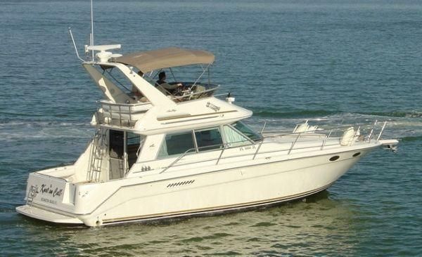 LEN BOSE YACHT SALES: FOR SALE 1992 Sea Ray 370 Sedan Flybridge ASKING ...