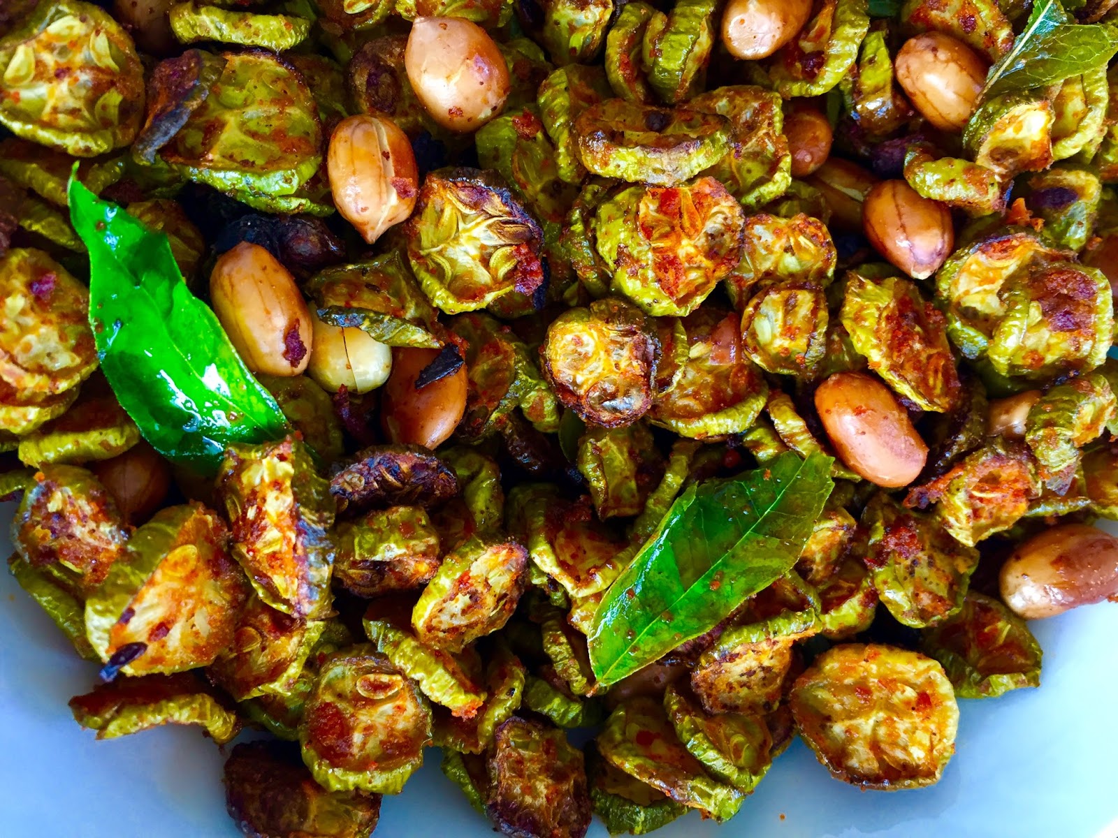 Baked Ivy Gourd Peanuts fry (Tindora/Kovakkai/Dondakaya Vepudu) | For a ...