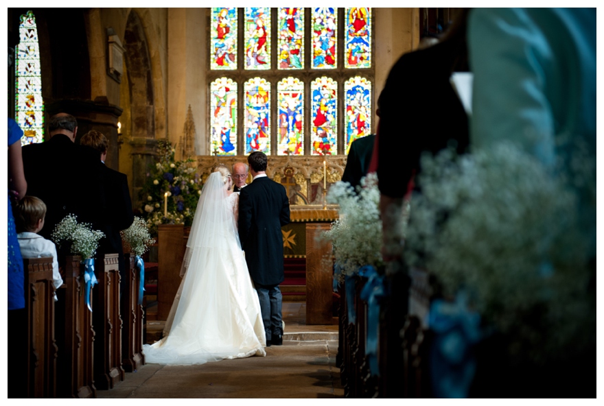 A Traditional English Countryside Wedding with a Floral Fabric Inspired ...