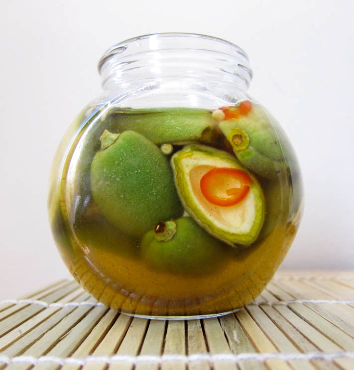 the indolent cook: fresh almonds... & green almond pickles!