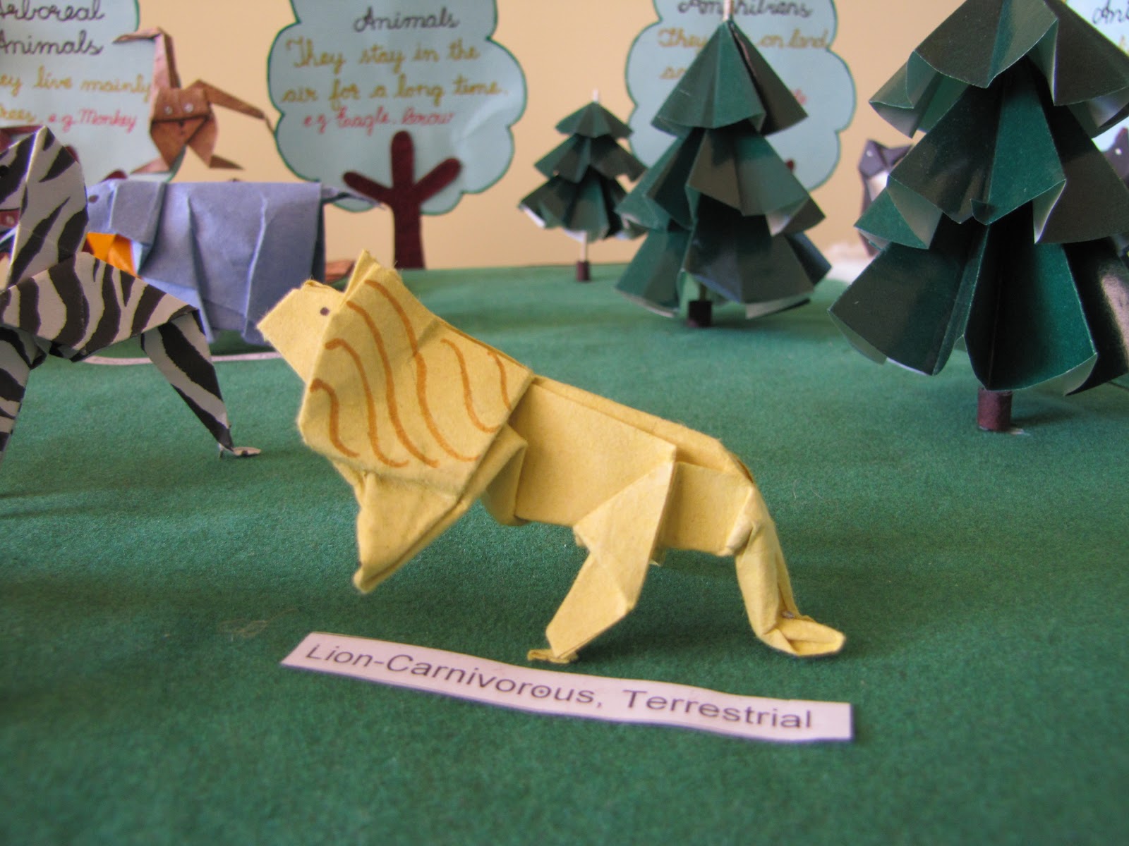 Origami Jungle Animals: Origami Jungle Animals