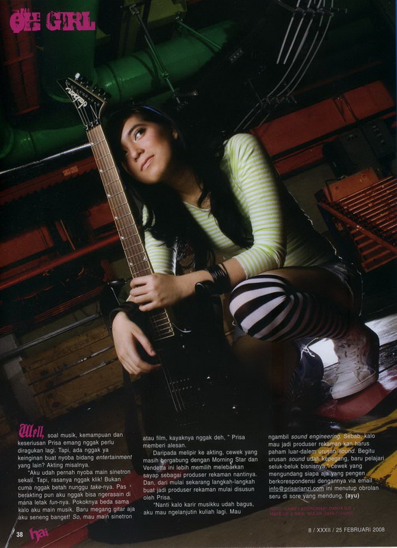 Rommy Chenko "Wall 4 Charity": Female Guitarist I (Prisa Rianzi)