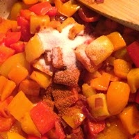 Bell Pepper Curry ~ Capsicum masala ~ With Stepwise pictures | Veg ...