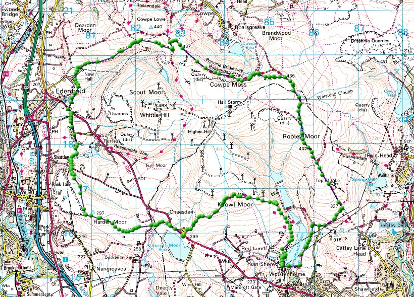 A Blog on the Landscape!: Scout Moor Circuit