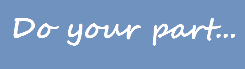 Lisa Fenwick: Do Your Part...