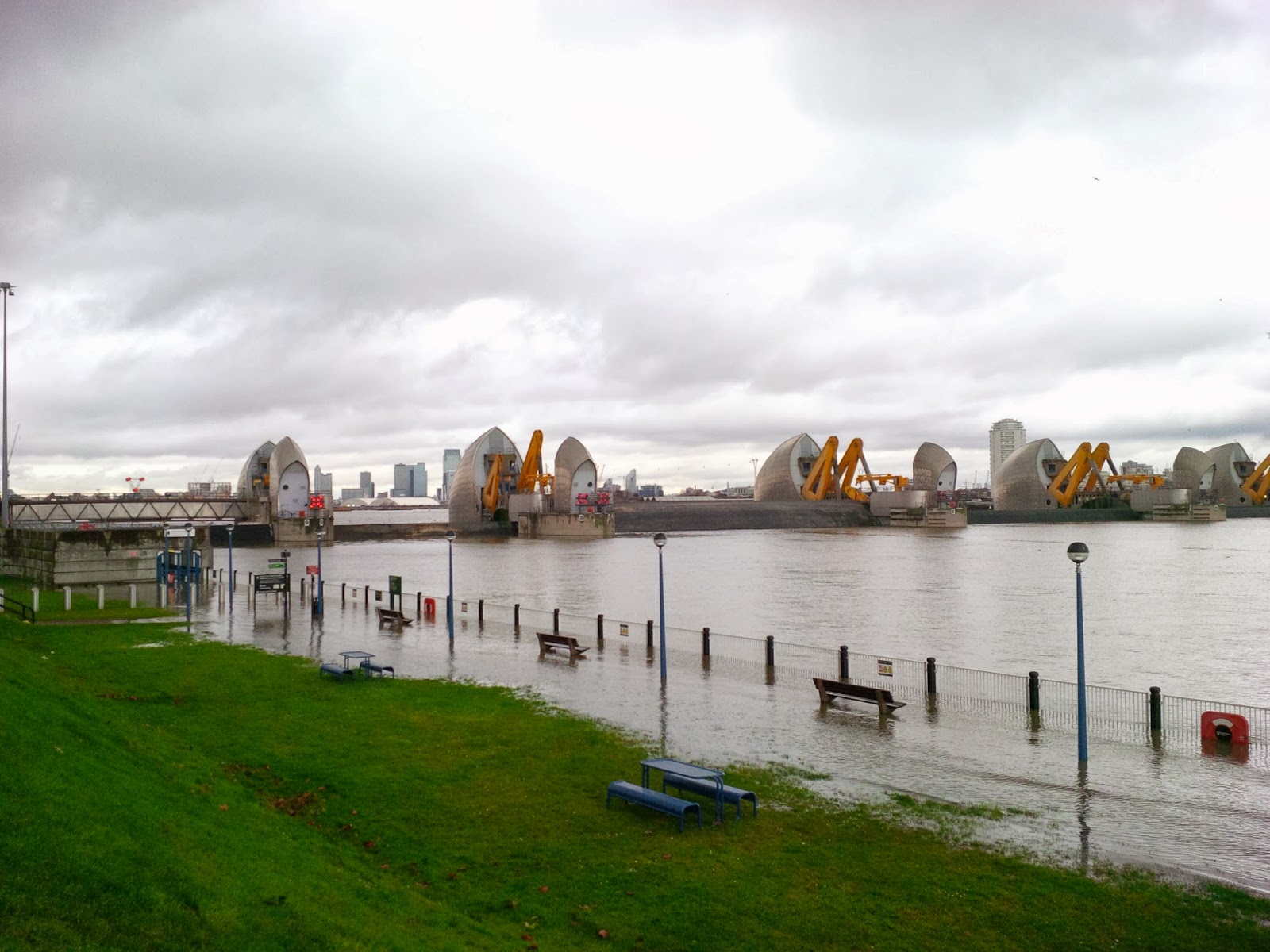 A day in the life of....: High tide at the Thames Barrier