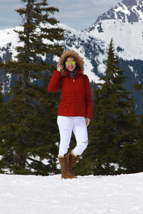 Look para curtir a neve na montanha