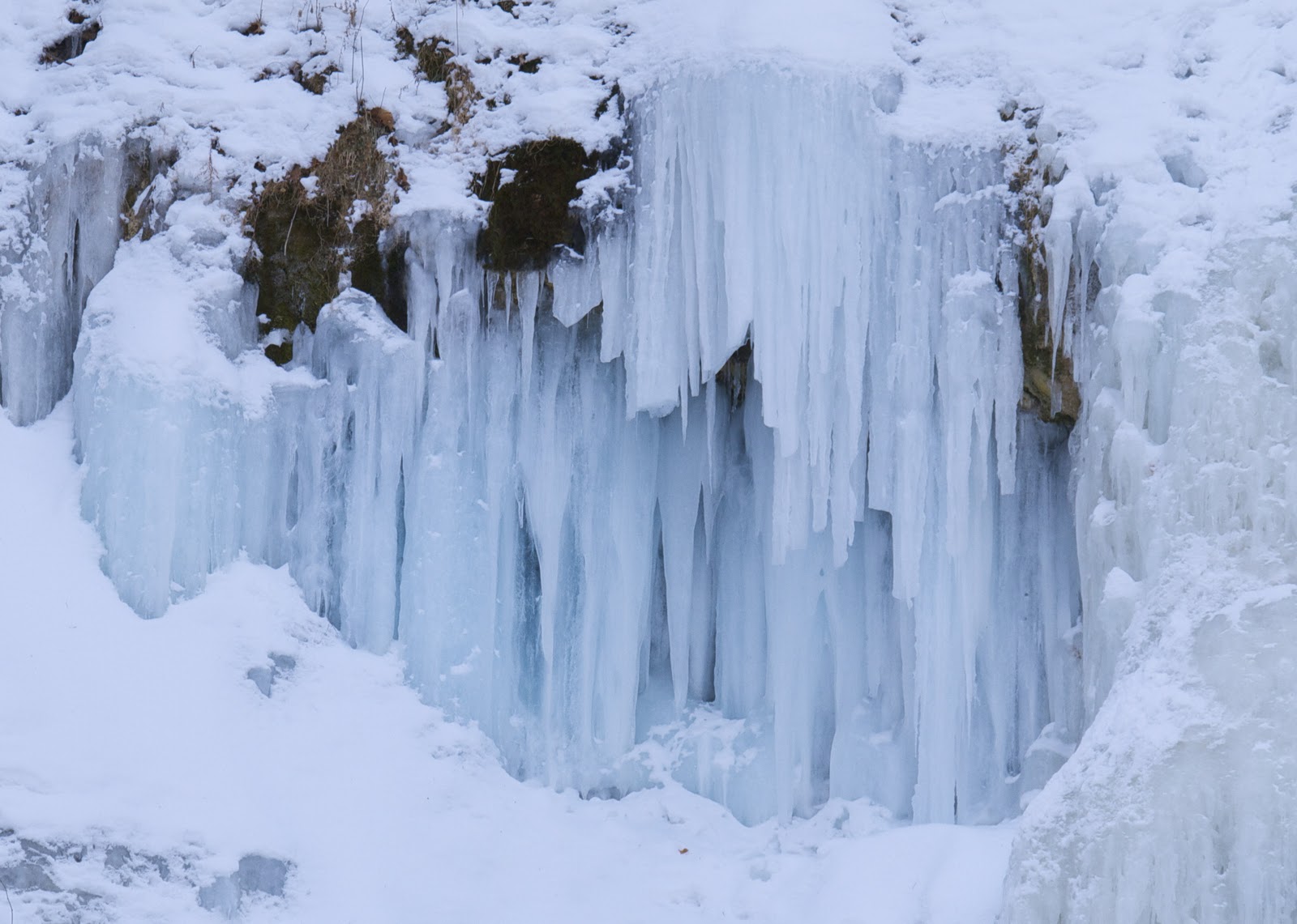 IMAGE AND THOUGHT: FROZEN WATERFALL, Tiffany Falls in Winter