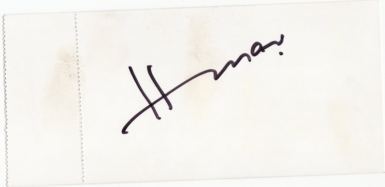 WORLD OF DINESH UPADHYAYA: M. F. HUSSAIN & HIS AUTOGRAPH