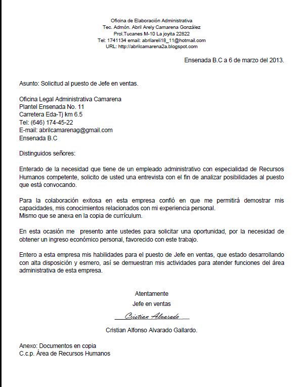 Ejemplo De Carta De Cambio De Puesto De Trabajo Compartir Carta ... Ejemplo De Carta De Cambio De Puesto De Trabajo Compartir Carta ...