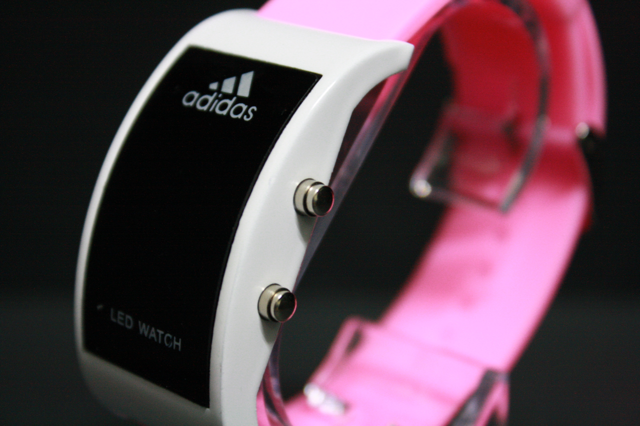 L.O.V.E Replica: Colourful Adidas LED Watches