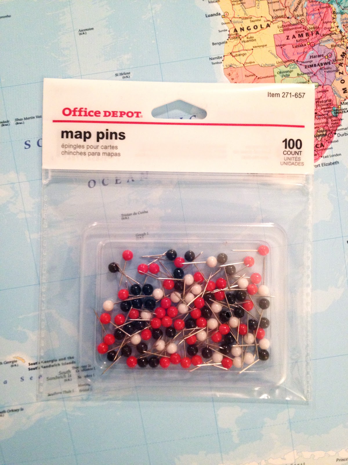 The Almost Perfectionist: Our New World Map