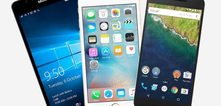 Windows / Android / iOS අතරින් හොදම ජංගම දුරකතන මෙහෙයුම් පද්ධතිය මොකක්ද ...