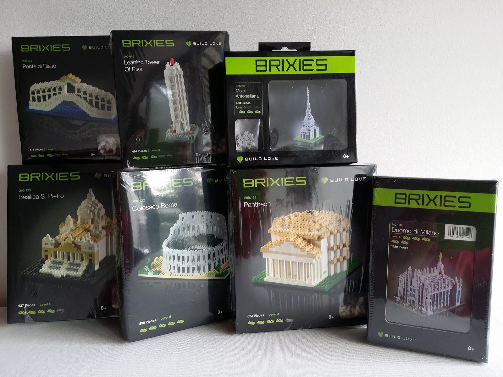 Minibricksworld: Brixies Italy Edition Sets