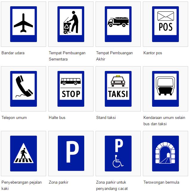 PeJe Elementary School Site's: Rambu lalu lintas