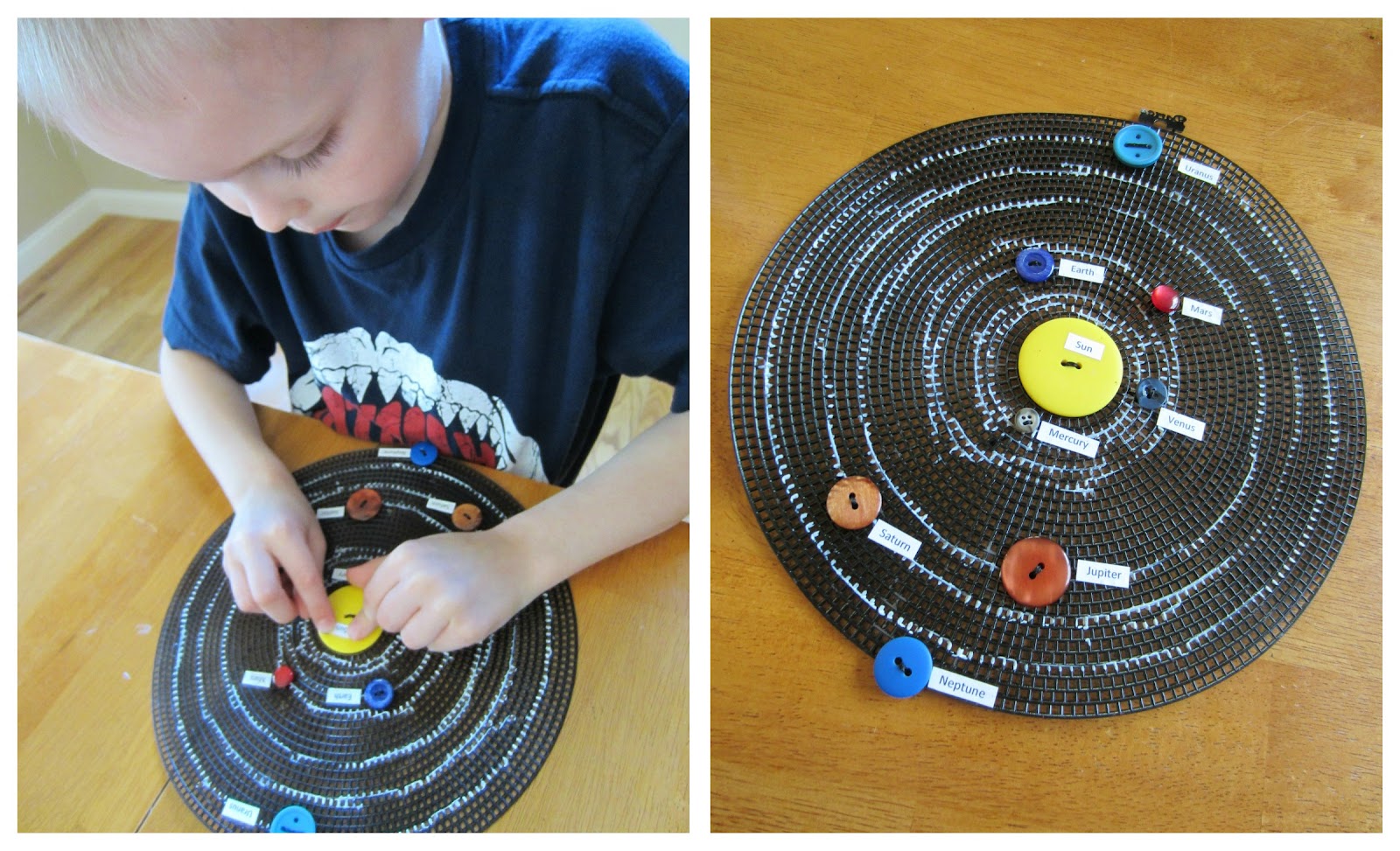 Relentlessly Fun, Deceptively Educational: Solar System with Button Planets