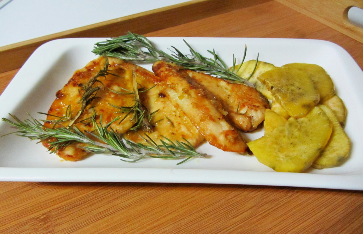 Cozinha Fresh: Bifes de frango com mel e mostarda