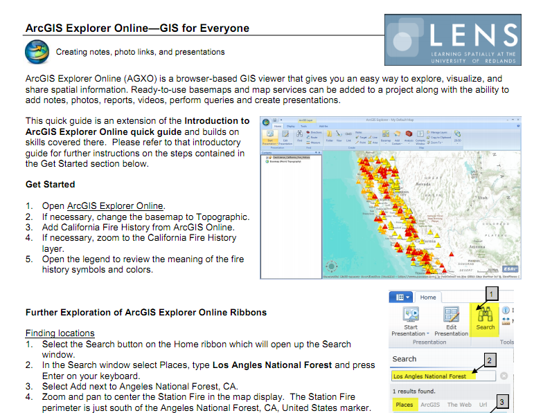 GIS in Education and Curriculum Integration: ArcGIS Explorer Online How ...