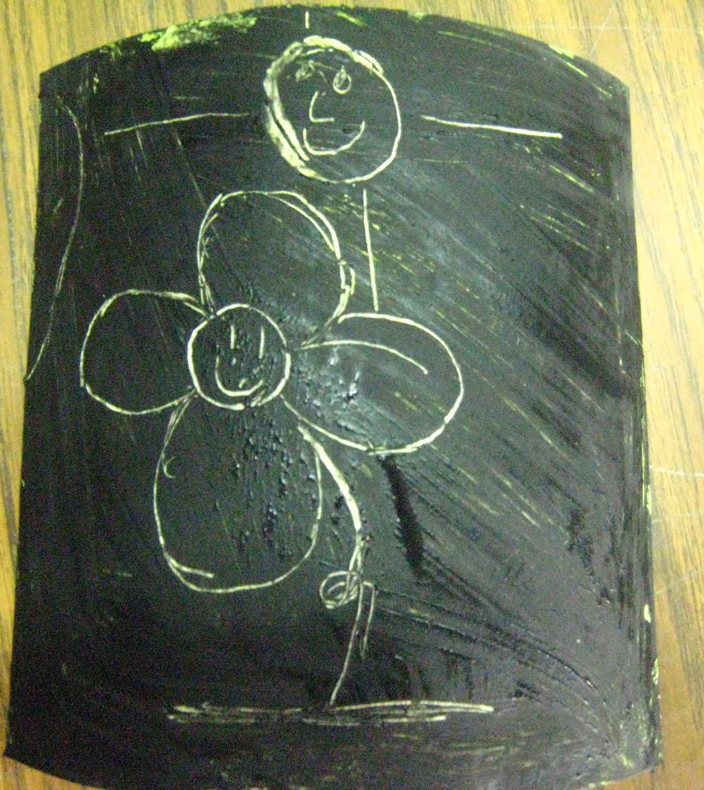 "menudas" expresiones : TÉCNICA. GRATTAGE