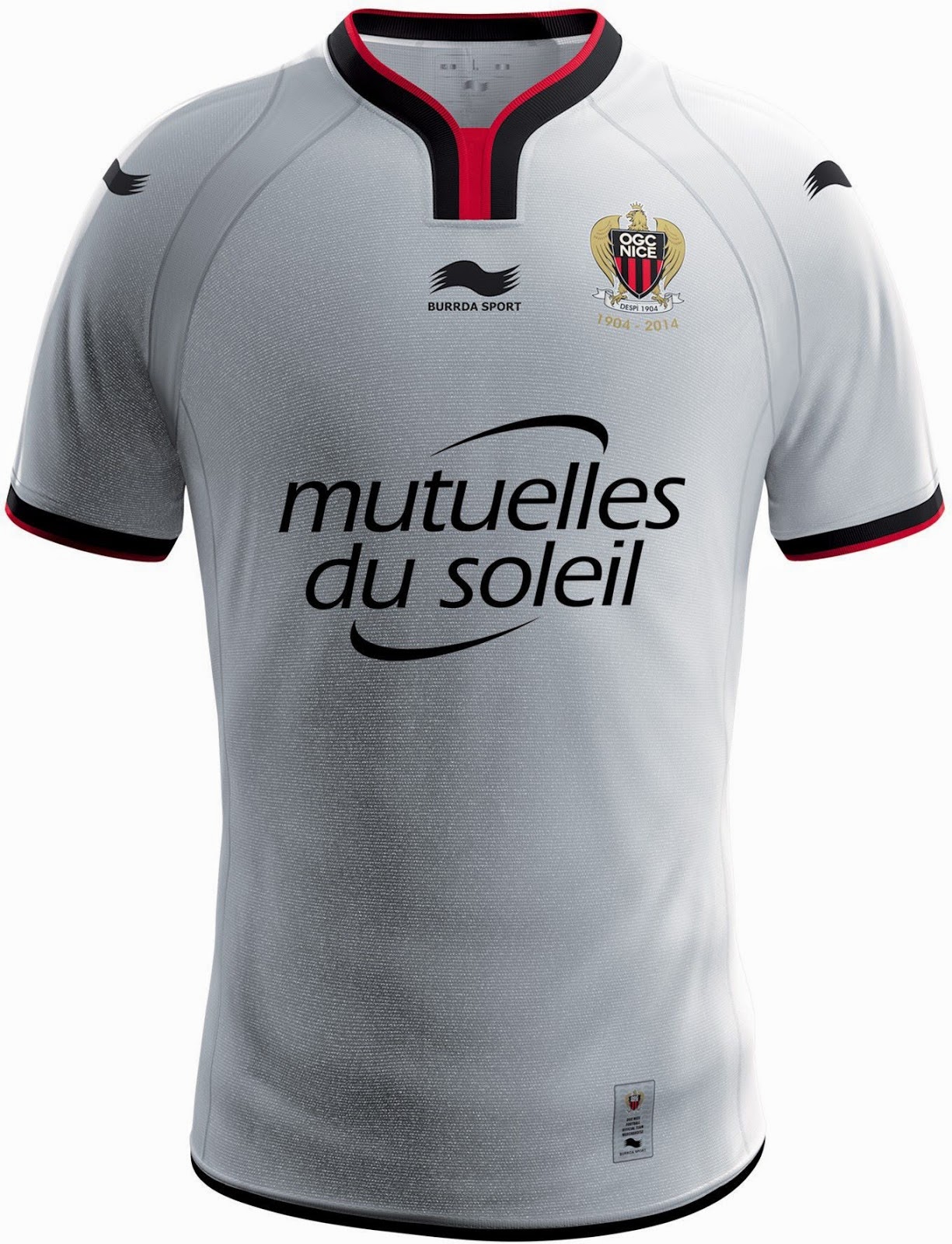 Football Kits FC: OGC Nice 2014/15 Centenary Burrda Kits