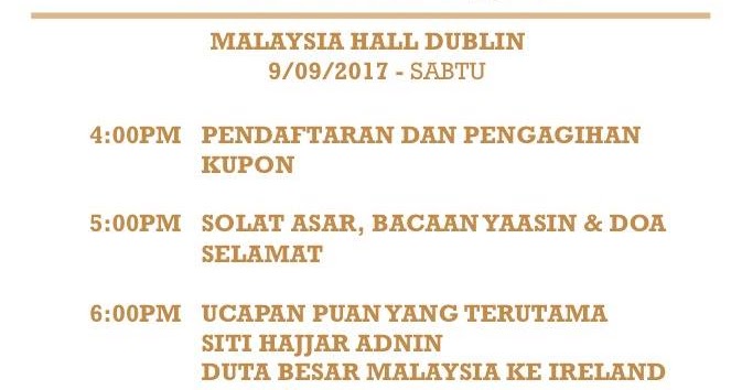 MARA Ireland SAMBUTAN HARI RAYA AIDILADHA mara-ireland-sambutan-hari-raya-aidiladha