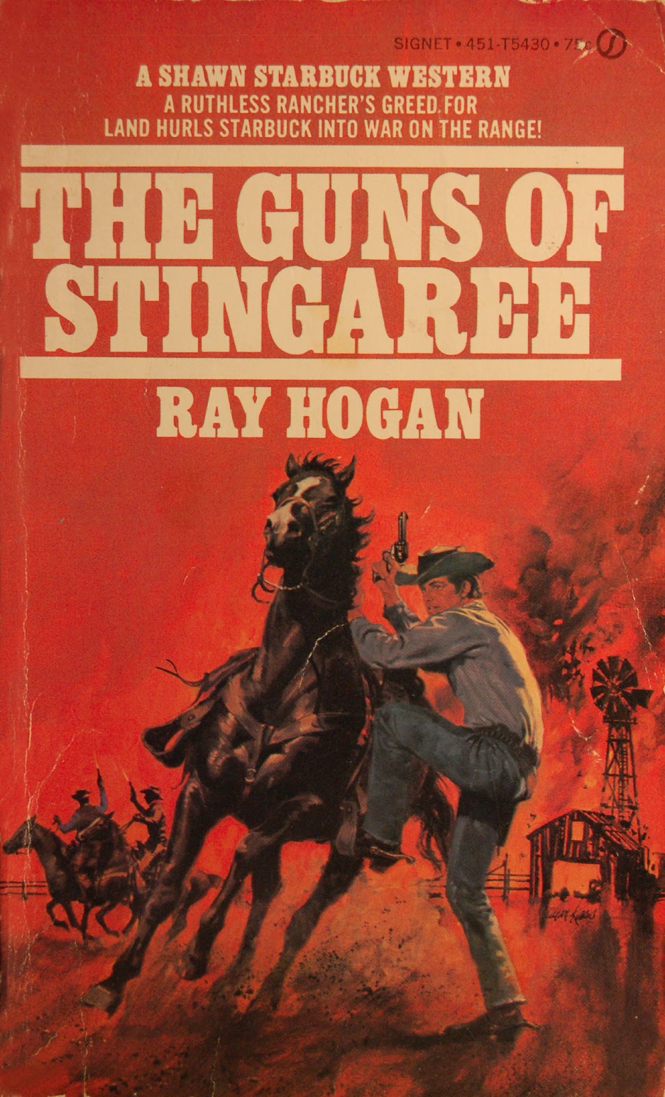 Allan Kass, Illustrator of Book Covers: Ray Hogan: The Guns of Stingaree