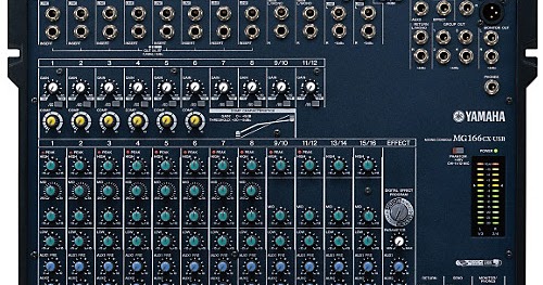 Consola Yamaha MG166 CX | Yaesu Comunicaciones