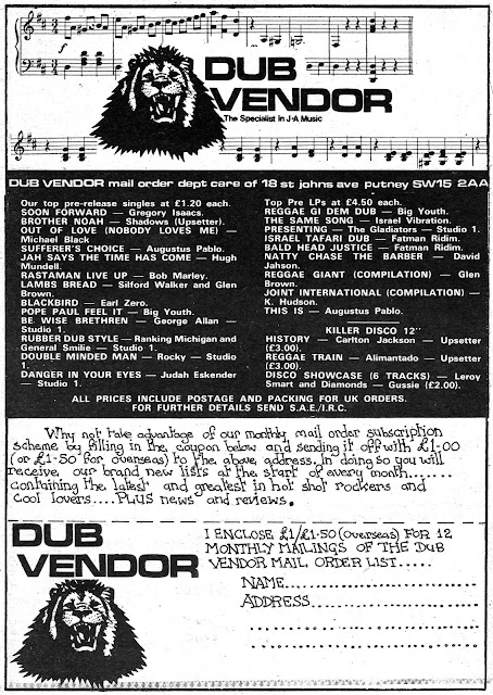 RAIDER OF THE LOST RACKS: DUB VENDOR