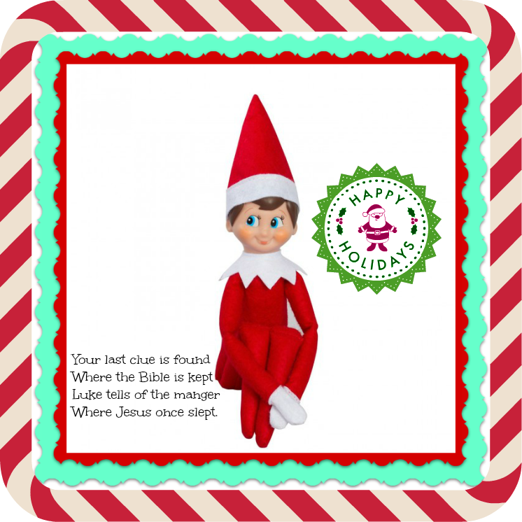 Puddle Wonderful Learning: Elf on the Shelf QR Code Treasure Hunt