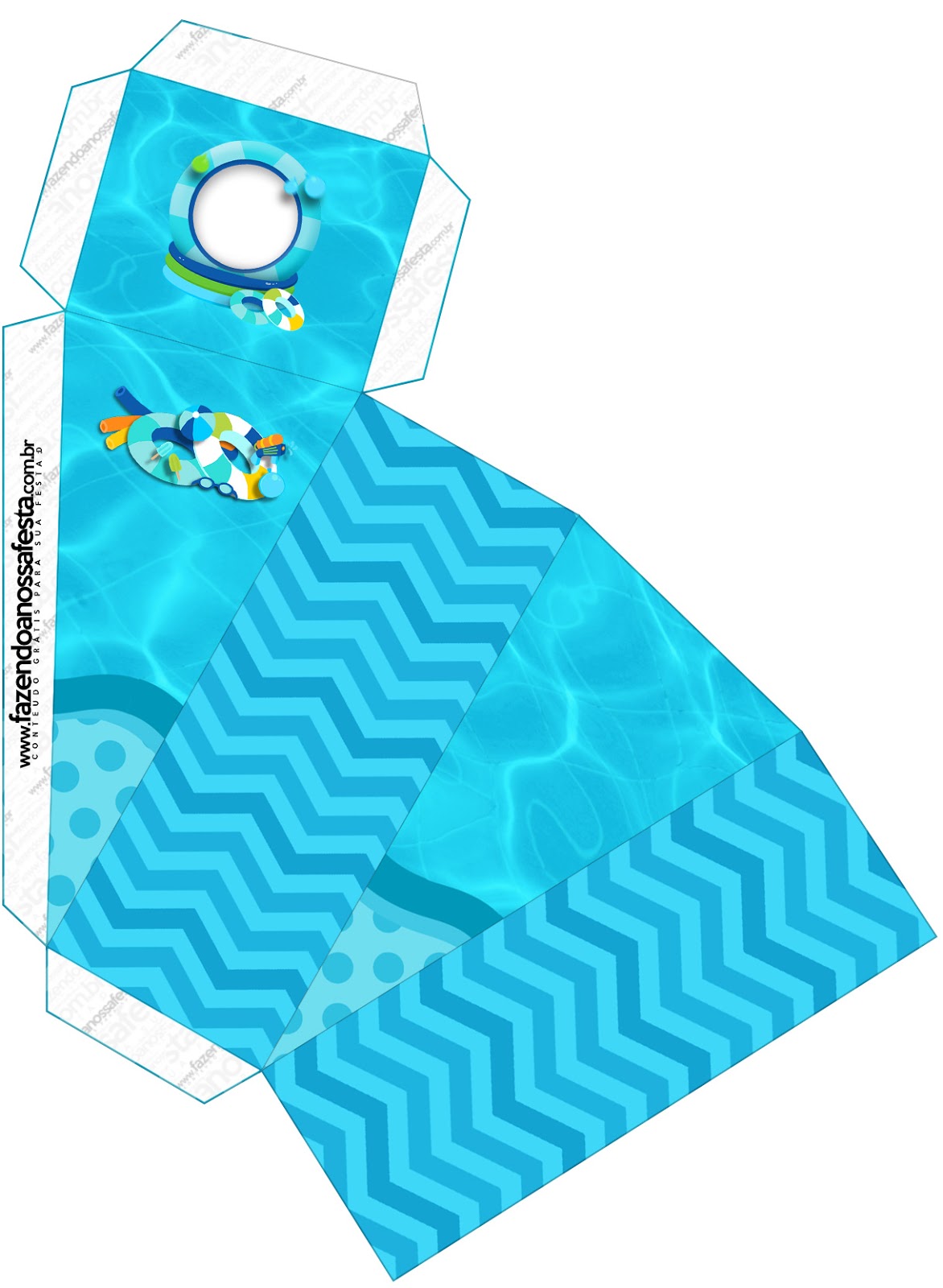 Boy in Pool: Free Printables Boxes. - Oh My Fiesta! in english
