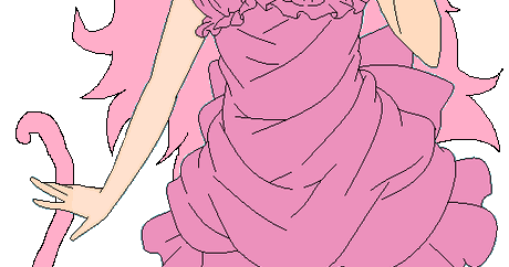 Anime Base Characters: The pink Panther girl human