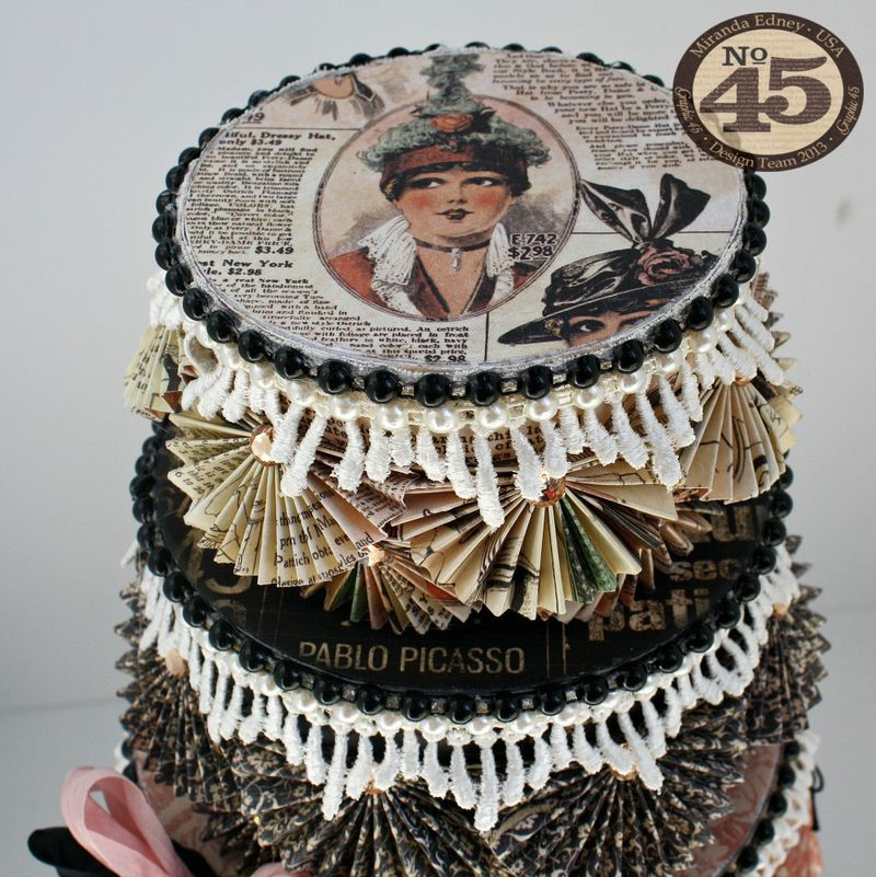 Msliberty Creations: Graphic 45 Stacked Cake Boxes