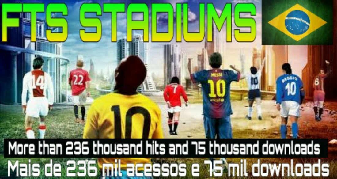 (Stadiums for FTS 18): Faixa do estádio e flags da Torcida (Portugal)