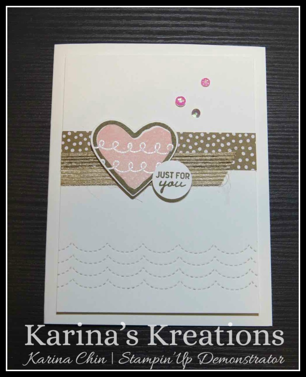 Nothing Sweeter Card! - Karina Chin, Stampin' Up! Demonstrator