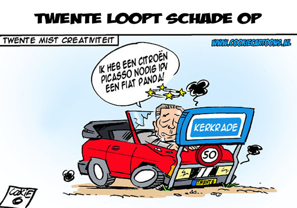 VOETBALFLITSEN: Cartoons: Twente loopt schade op; PSV in shock ...