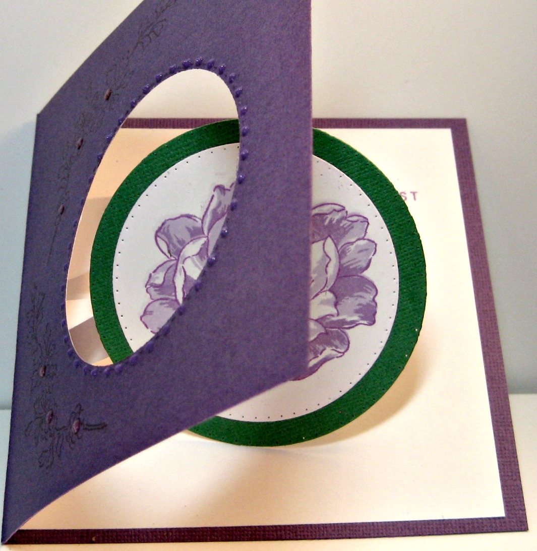 Karen's Kreative Kards: Altenew Floral Twist Circle Window Card