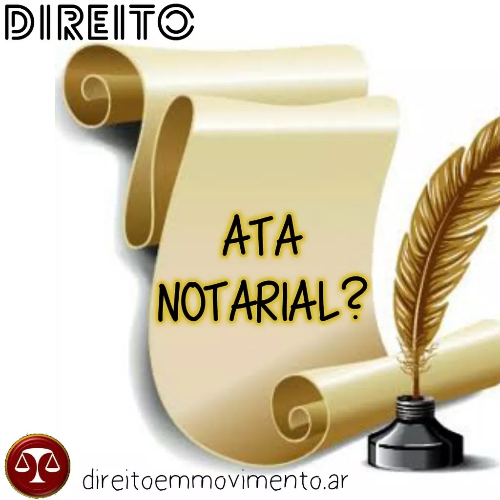 A tocha: ATA NOTARIAL