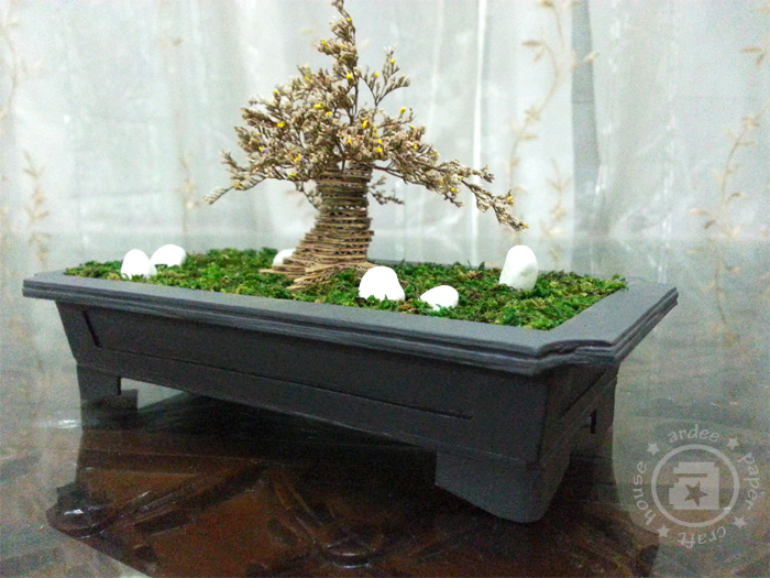 Miniature Cardboard Bonsai Tree | ardee's creation