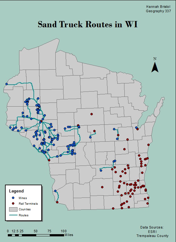 GIS II: Frac Sand Mining