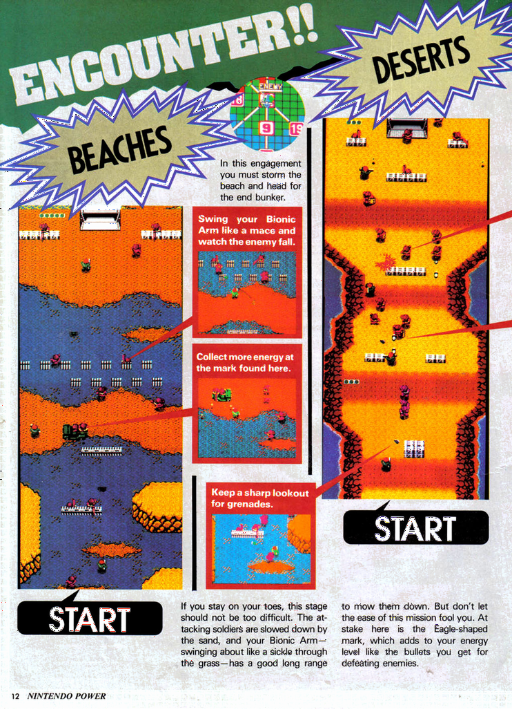 8-Bit City: Bionic Commando Nintendo Power Scans