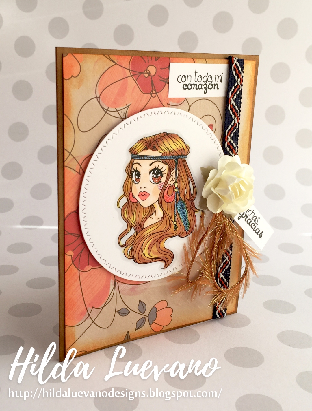 Hilda Designs: Boho Card