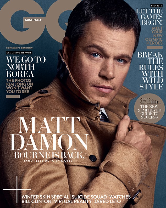 GQ Man, Matt Damon - Fashionably Fly