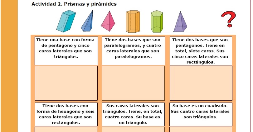 BLOG 4º DE PRIMARIA 2019 - 2020: PRÁCTICA. PRISMAS Y PIRÁMIDES