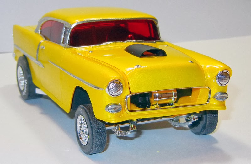 Model Car Builder Blog: 55 Chevy Badman--Finished--Better Late than Never